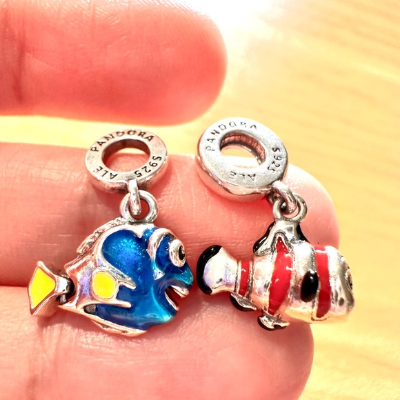 Pandora | Jewelry | Pandora Finding Nemo Dory Nemo S925 | Poshmark